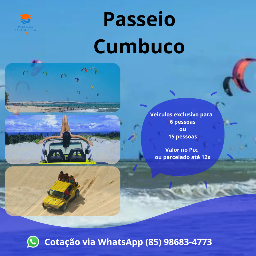 Passeio de Fortaleza para Cumbuco: Dunas, Lagoas e Emoção - PFTUR ...