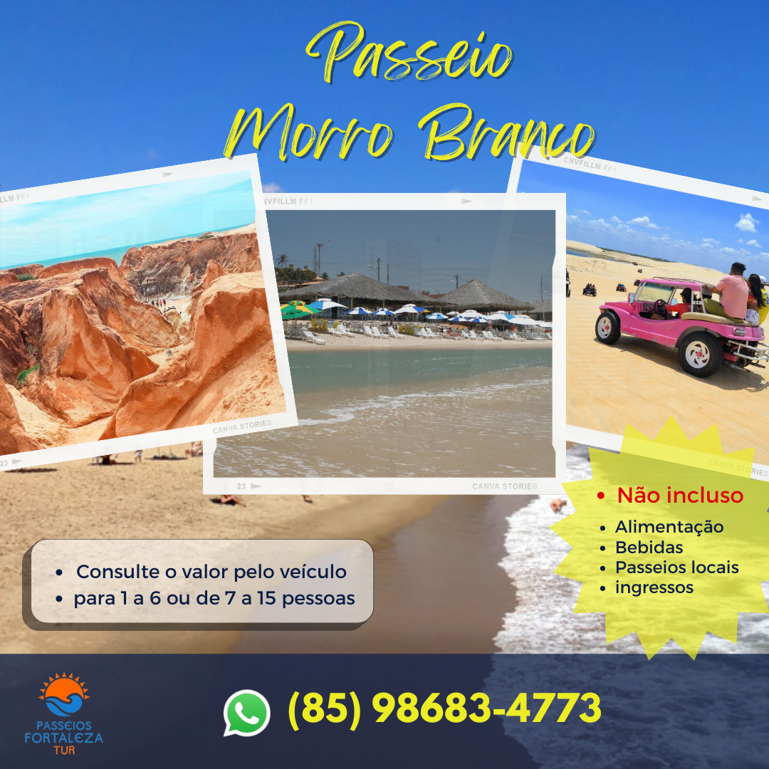 Aventura Exclusiva em Morro Branco, Passeio Privativo de Fortaleza ...