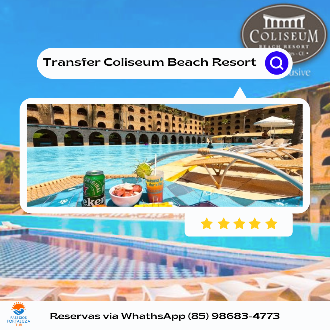 Seu Transfer do Aeroporto para o Coliseum Beach Resort Conforto e ...